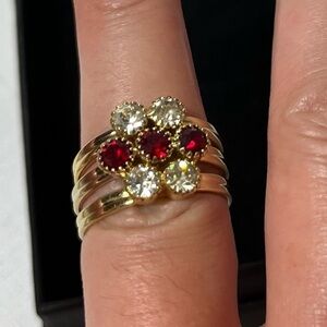 costume jewelry | Jewelry | Sale 25 Costume Stacking Ring Set Of 3 ...